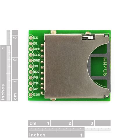 Breakout Board For SD MMC Cards BOB 00204 SparkFun Electronics