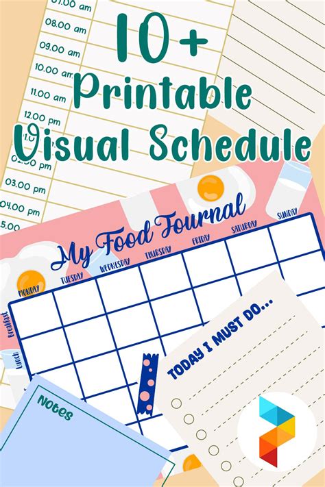 10 Best Free Printable Visual Schedule Printablee Free Schedule