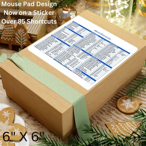Excel Shortcuts Sticker Keyboard Shortcuts Spreadsheet Productivity Christmas Bulk Gifts