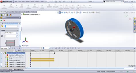 Tutorial Basic Motion In Solidworks Grabcad Tutorials