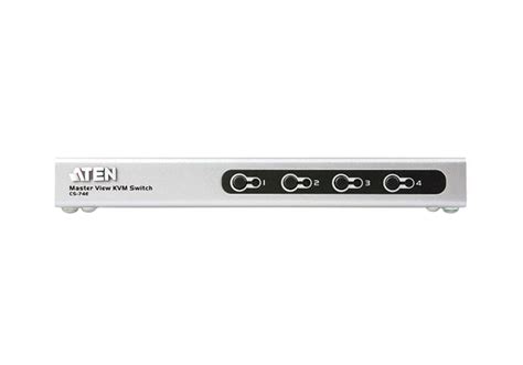 4 Port PS 2 VGA Slim KVM Switch CS74E ATEN Desktop KVM Switches ATEN Corporate Headquarters
