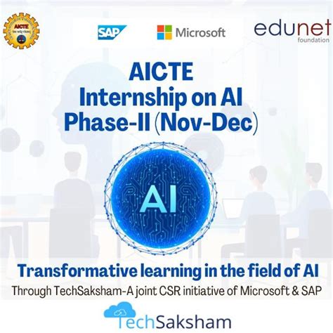 I Am Happy To Share That I Have Joined The Aicte Internship On Ai With