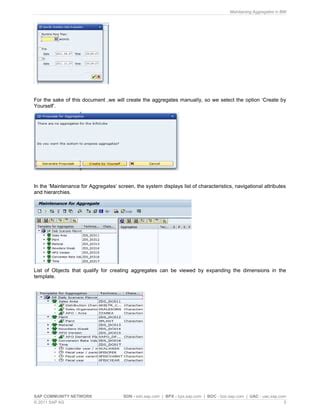 Maintaining Aggregates PDF