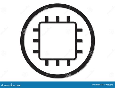 Cpu Stock Vector Illustration Of Icon Devices Specification