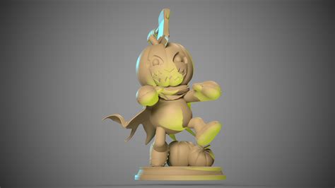 Stl File Pumpkinmon Digimon Figure 🐉 ・3d Print Object To Download・cults
