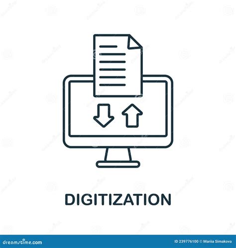 Digitization Icon Monochrome Simple Industry 4 0 Icon For Templates Web Design And