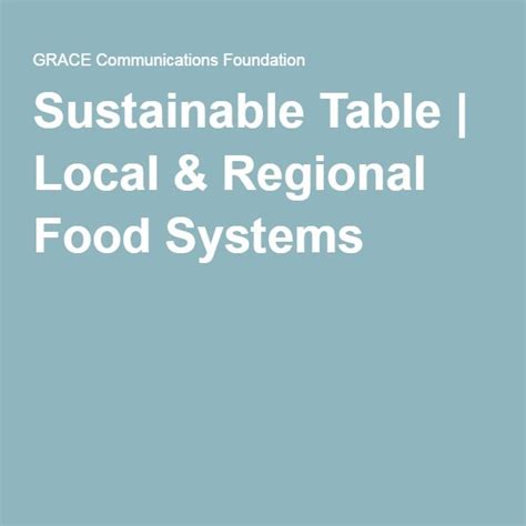Local Regional Food Systems Regional Food Food System Food