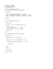 Exam Q Cpp Include Iostream Include String Using Namespace Std String ReverseWord String S