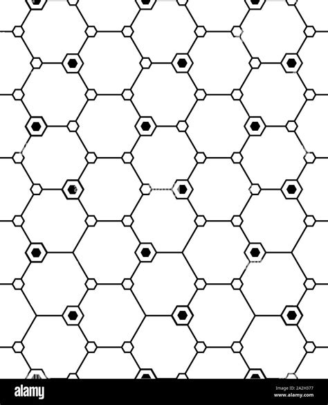 Technical Honeycomb Seamless Pattern Stock Vector Image Art Alamy