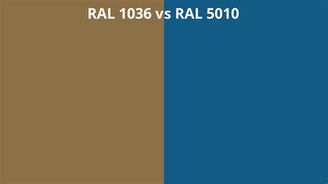 Ral 1036 Vs 5010 Ral Colour Chart Uk