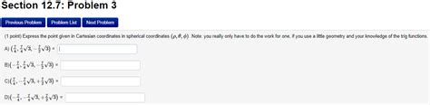 solved section 12 7 problem 3 previous problem problem list