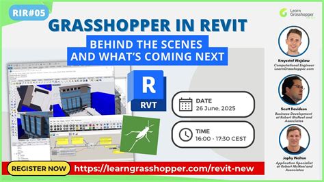 Webinar Grasshopper In Revit Behind The Scenes And Whats Coming