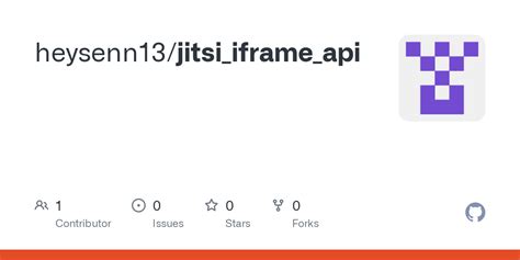 Github Heysenn13jitsiiframeapi