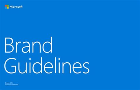 329828030 Microsoft Brand Guidelines Oct2014 Pdf Pdf