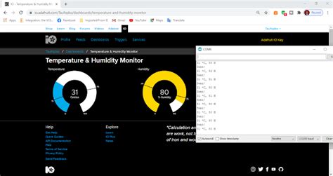 Publish Dht22 Sensor Data To Adafruit Io Iot Cloud Platform Using Mqtt