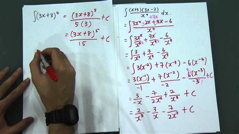 Basic Integration For Spm Add Maths Youtube