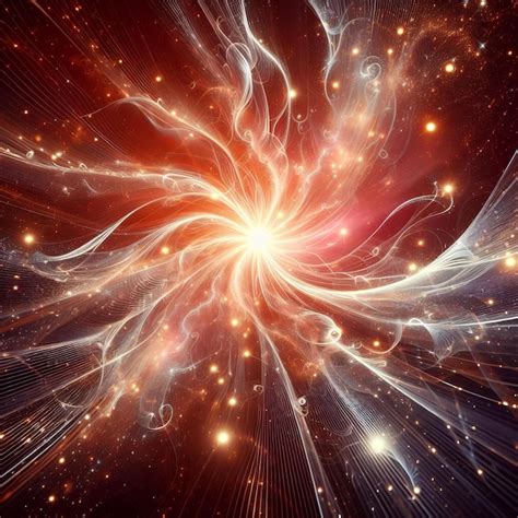 Premium Photo Cosmic Phenomenon Resembling A Luminous Space Nebula With Interstellar Particles