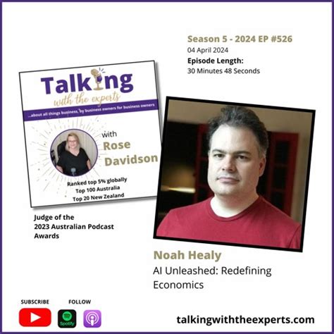 Stream Episode 2024 Ep526 Ai Unleashed Redefining Economics With Noah Healy By Talking With The
