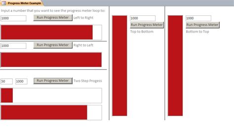 Custom Progress Bar Meter System Custom Progress Meter