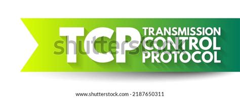 Tcp Protocolo De Control De Vector De Stock Libre De Regalías 2187650311 Shutterstock
