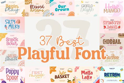 The Top Playful Fonts For A Fun And Whimsical Design