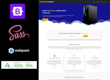 Hosting Free Bootstrap 5 Template Brilex 007