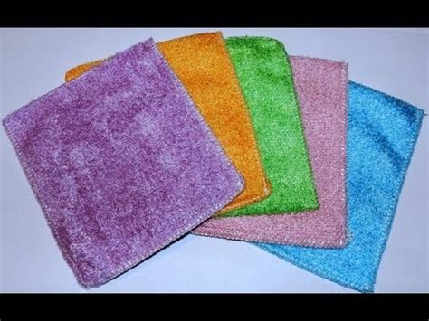 Чудо - салфетка из бамбука для мытья посуды без моющих средств - YouTube