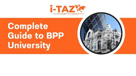 Bpp University September Intake 2025 I Taz Immigration