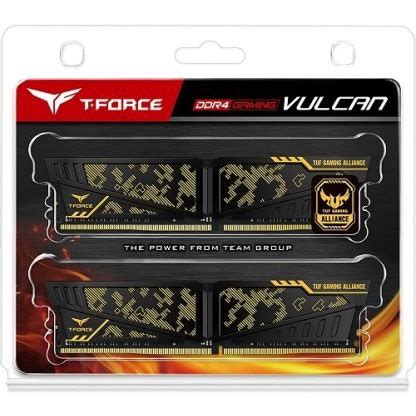 Team Elite T Force Vulcan TUF Gaming Alliance 16GB 2x8GB DDR4 3200MHz CL16 Gaming Memory Kit