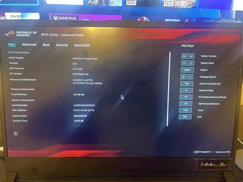No Power Management Option In Bios Help R Asusrog