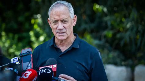 בני גנץ הצלחנו לעצור את הדהירה של ישראל לאסון ערוץ 7