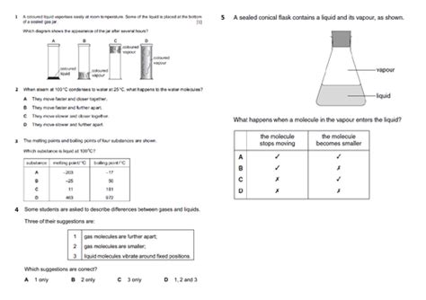 Igcse Chemistry Unit 1 Measurement Particles And Purification Teaching Resources