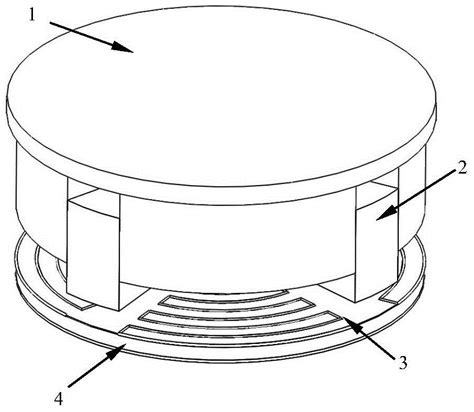 Arrayed Omnidirectional Type Horizontal Shear Modal Magnetostrictive