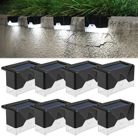 Luces Solares Para Vallas De Exterior Luz Solar Impermeable Ideal Para Exteriores Patios