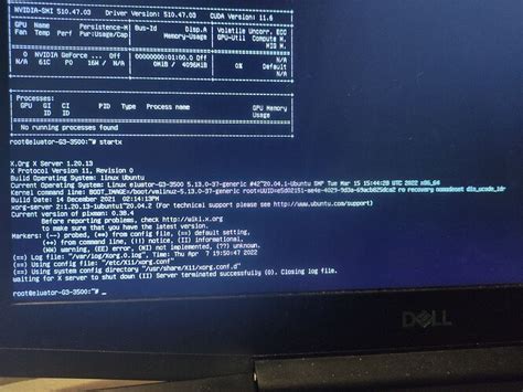 Black Screen With Nvidia Turned On Instead Intel And Failed To Initialize NVML Driver Library