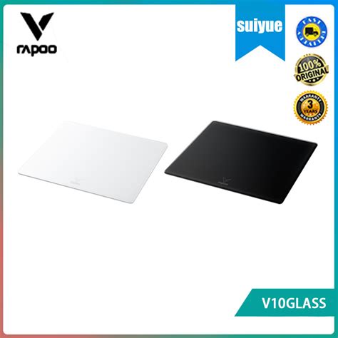 Rapoo V10glass Tempered Glass Gaming Mouse Pad Is Suitable For Rapoo Vt