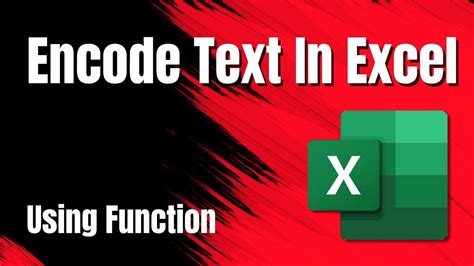 How To Use Encode Function In Excel Artofit