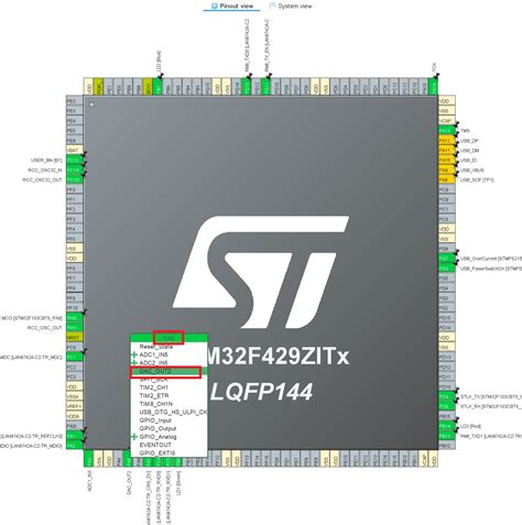 migrate analog output block usage to stm32 processor based library