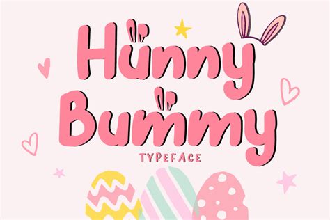 Hunny Bummy Font Dmletter Studio FontSpace