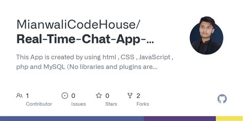 Github Mianwalicodehousereal Time Chat App Using Php This App Is