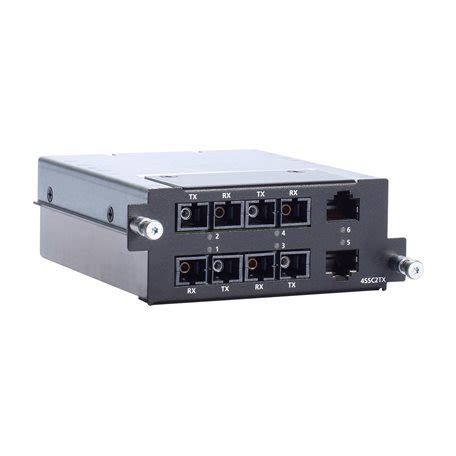RM G4000 4SSC2TX Layer 2 Managed Switches RM G4000 Module Series MOXA