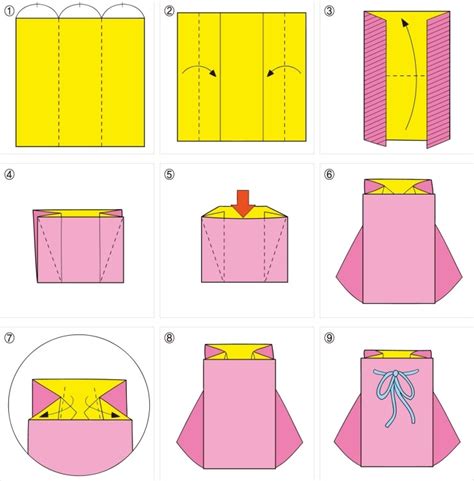 종이접기 복주머니 접기 네이버 블로그