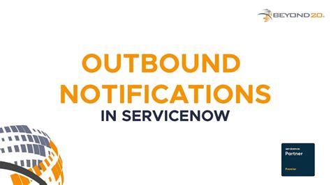 Outbound Notifications In ServiceNow YouTube
