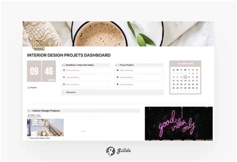 8 Notion Interior Design Templates Free And Paid
