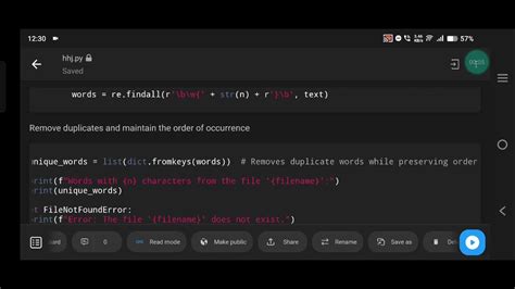python program to find n character words in a text file youtube
