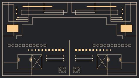 아트 데코 배경 프리미엄 벡터