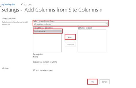 site columns in sharepoint