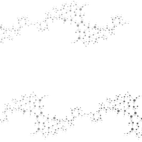 Scientific Set Of Modern Vector Banners Dna Molecule Structure With Connected Lines And Dots