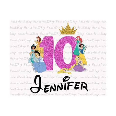 My 10th Birthday Png Birthday Princess Png Happy Birthday Inspire