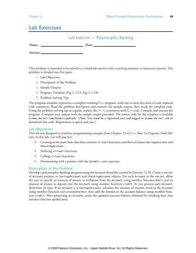 Lab Exercises